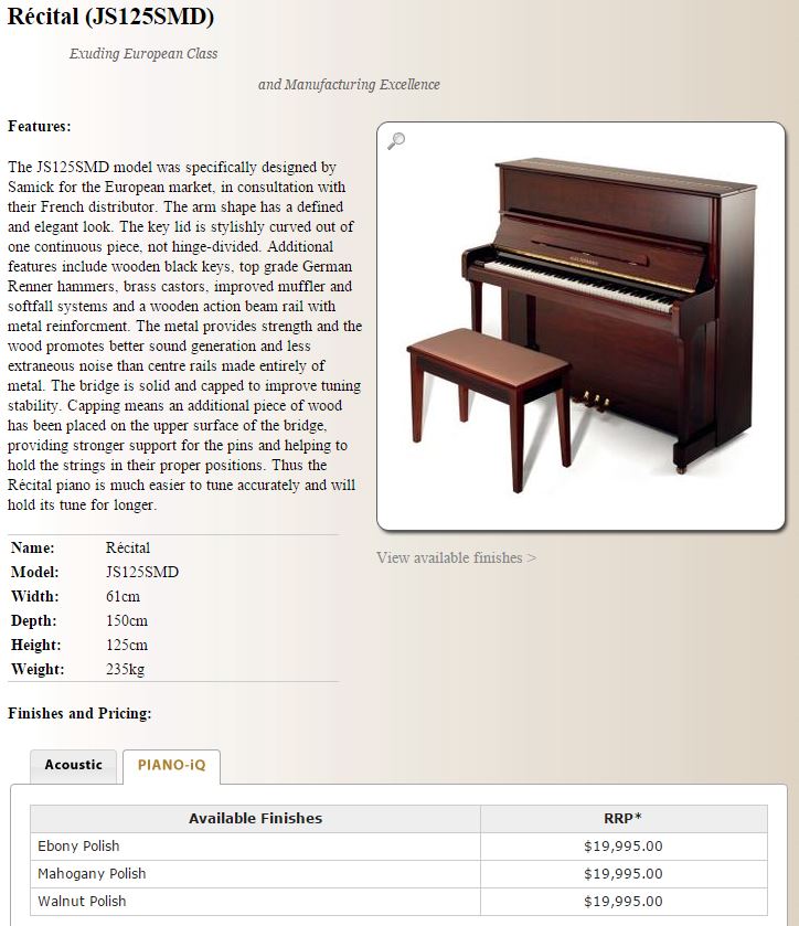 iQ Player / Hybrid AvantGrand / Silent Pianos | Prestige Pianos and ...